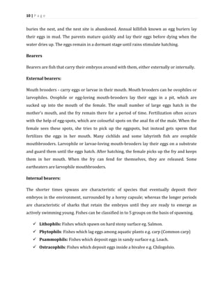 Breeding Biology & Parameters of Finfish and Shellfish by Syekat | PDF