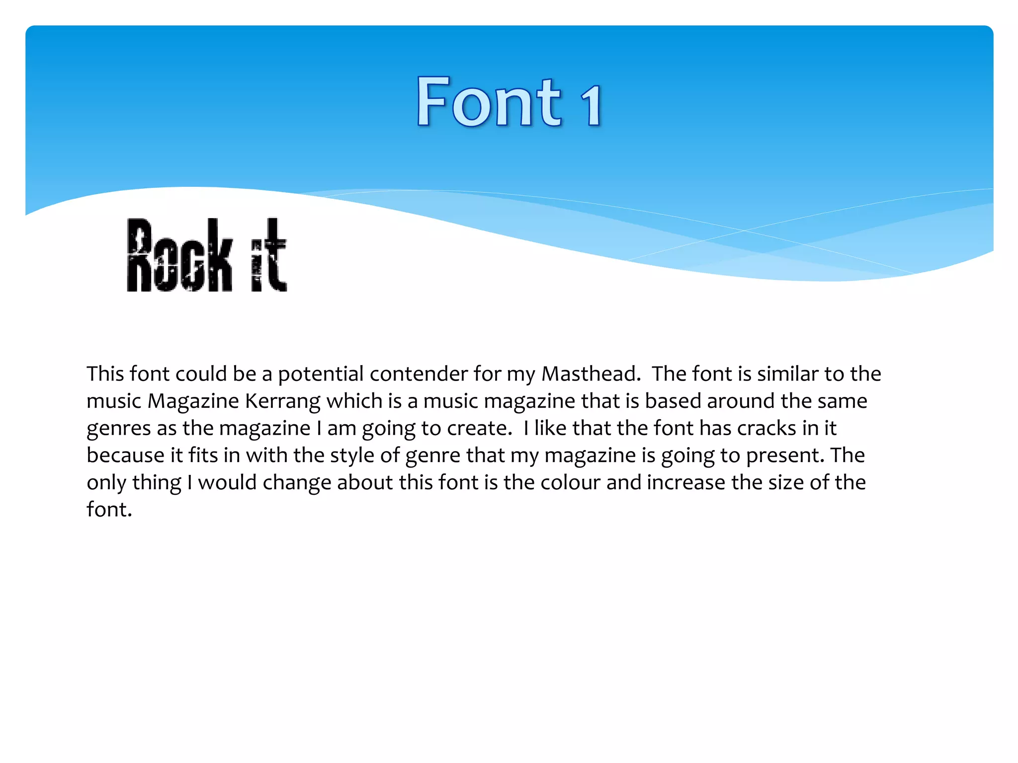 Font Research | PPTX