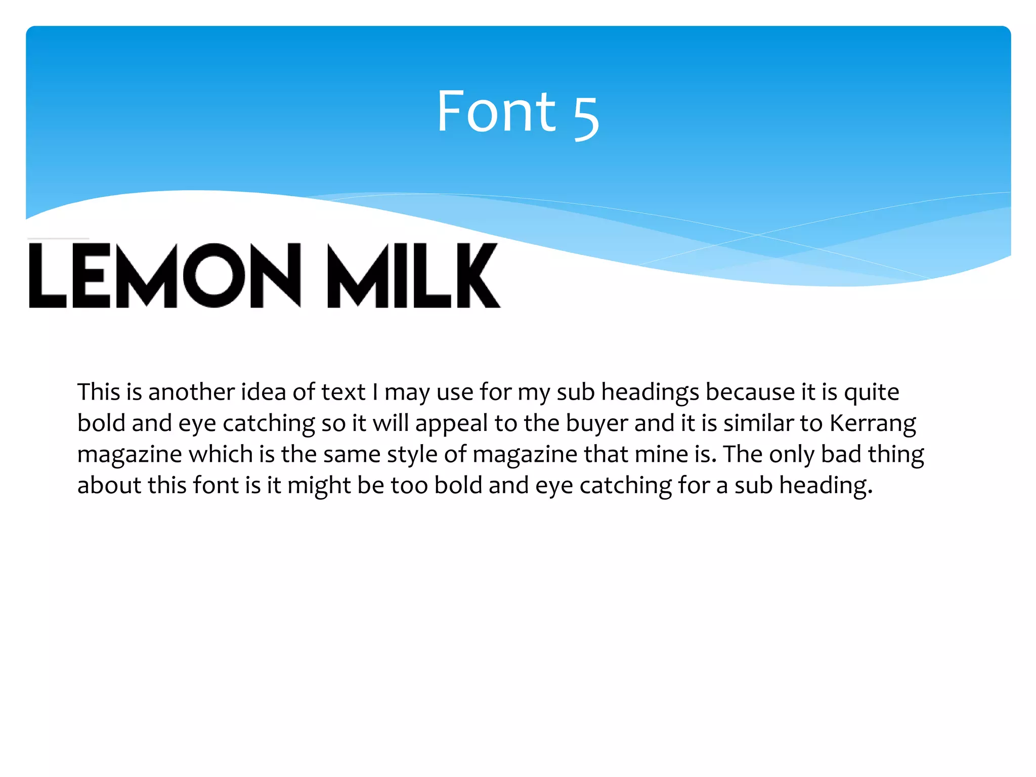 Font Research | PPTX