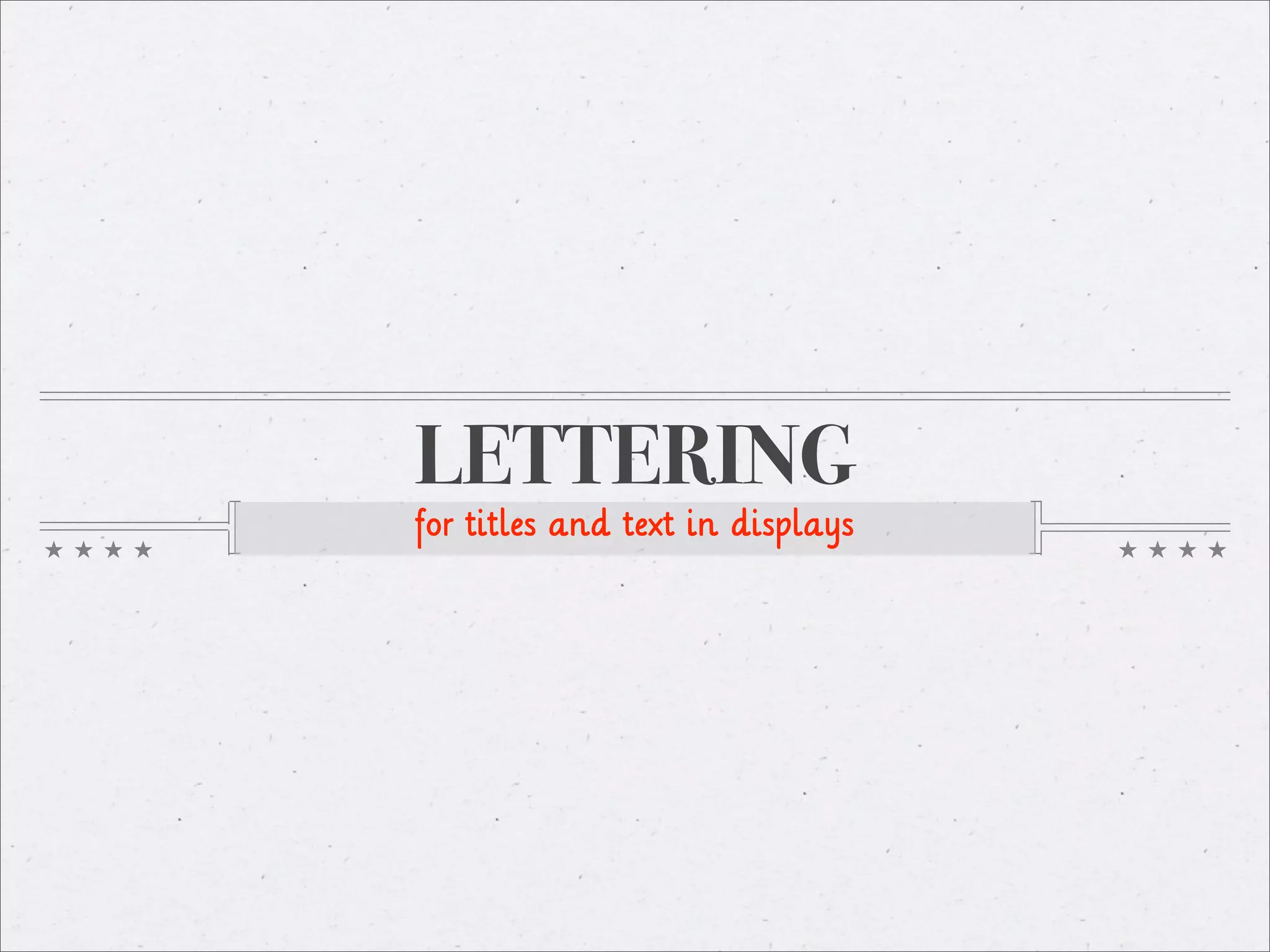 Fonts for classroom displays | PPT