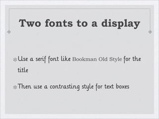 Fonts for classroom displays | PDF