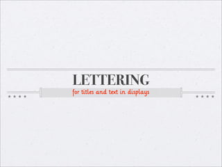 Fonts for classroom displays | PPT