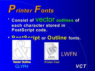 Fonts | PPT