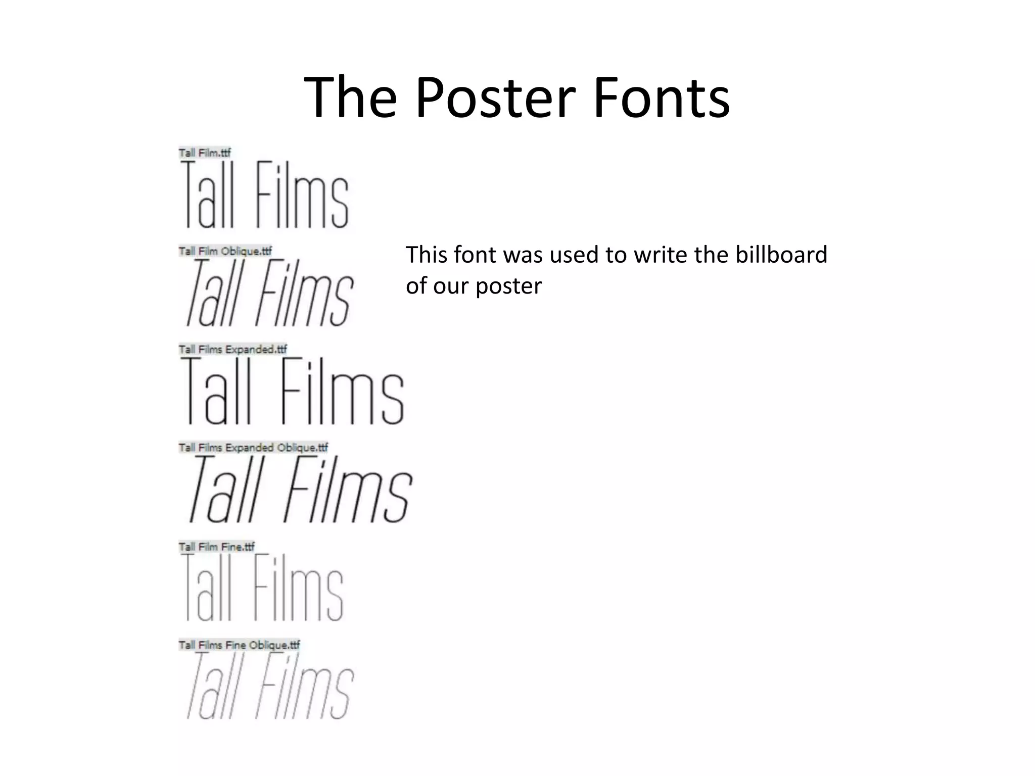 Imported fonts | PPTX