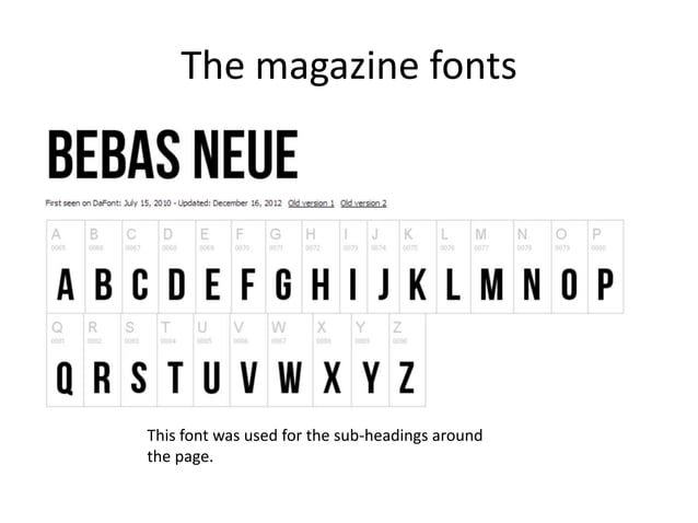 Imported fonts | PPTX