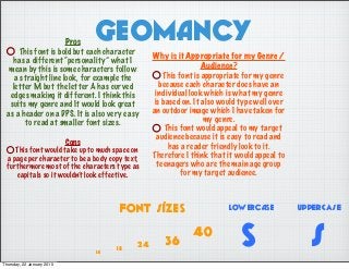 Fonts analysis | PDF
