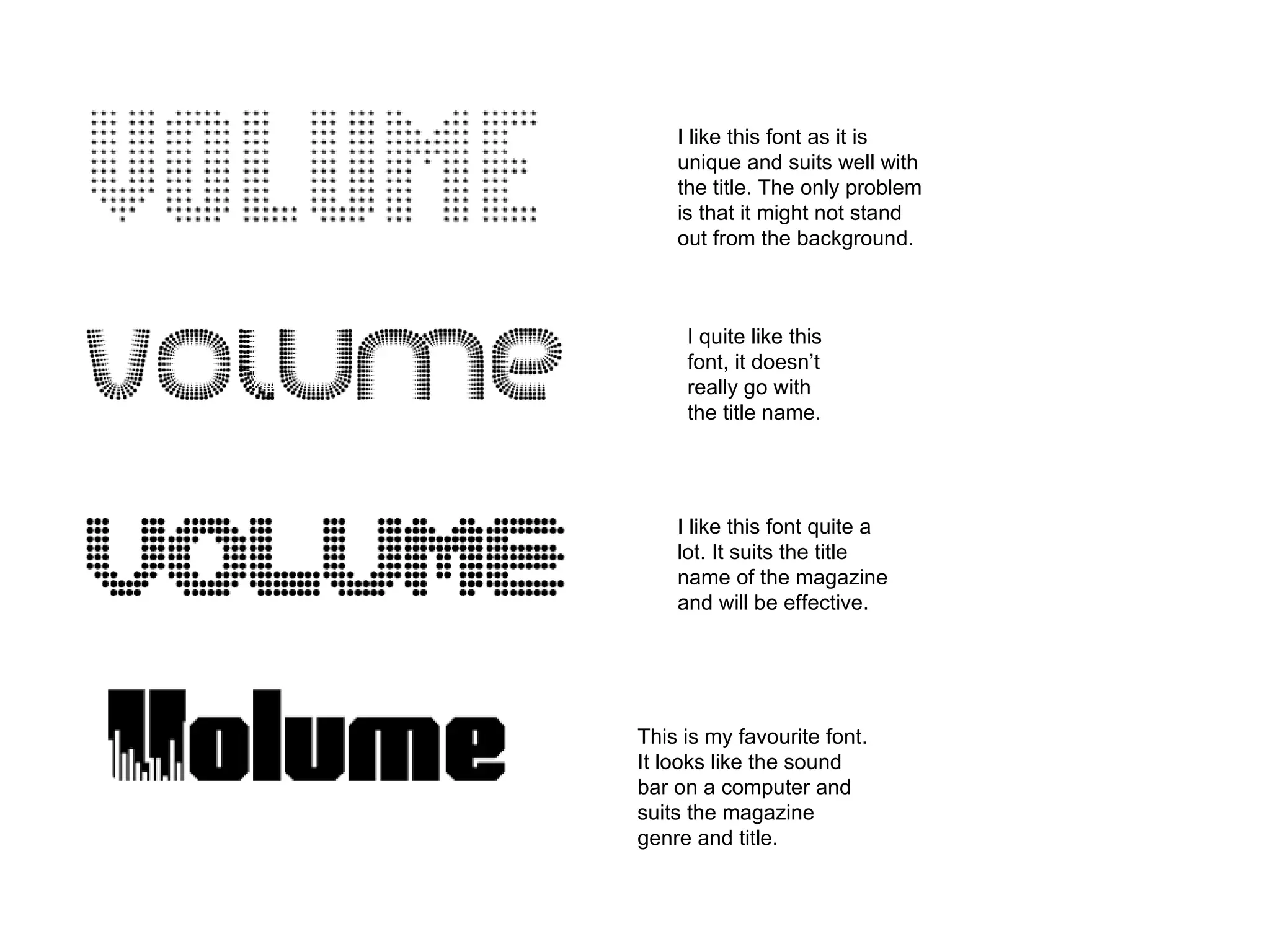 Fonts for masthead | PPT