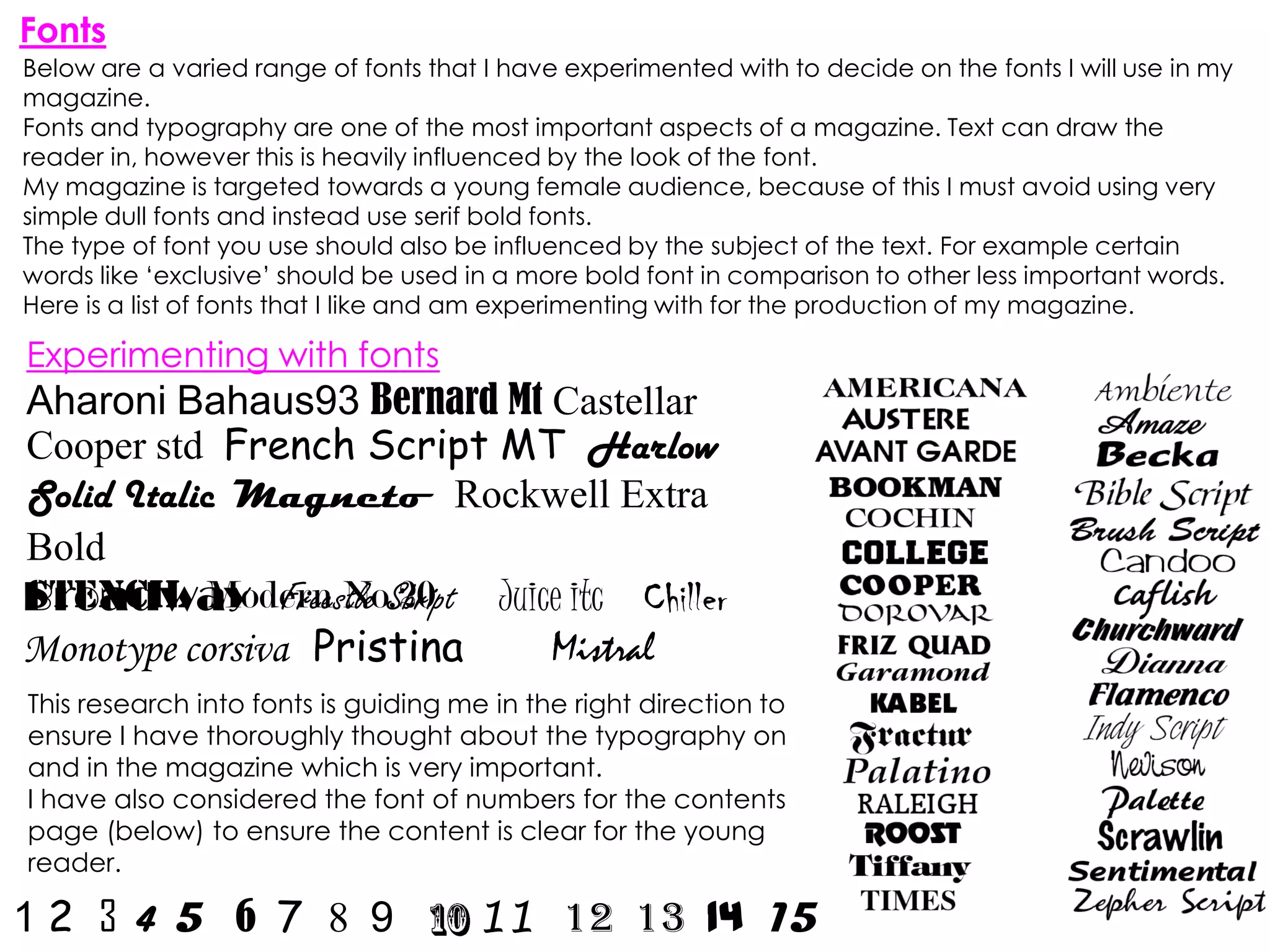 Research into fonts | PPT