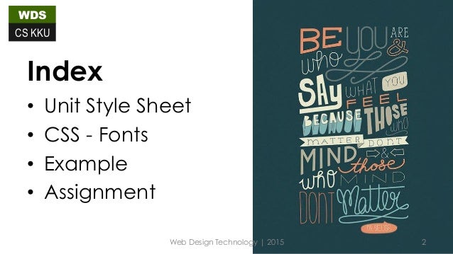 CSS Font & Text style