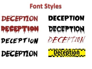 Font styles | PPTX