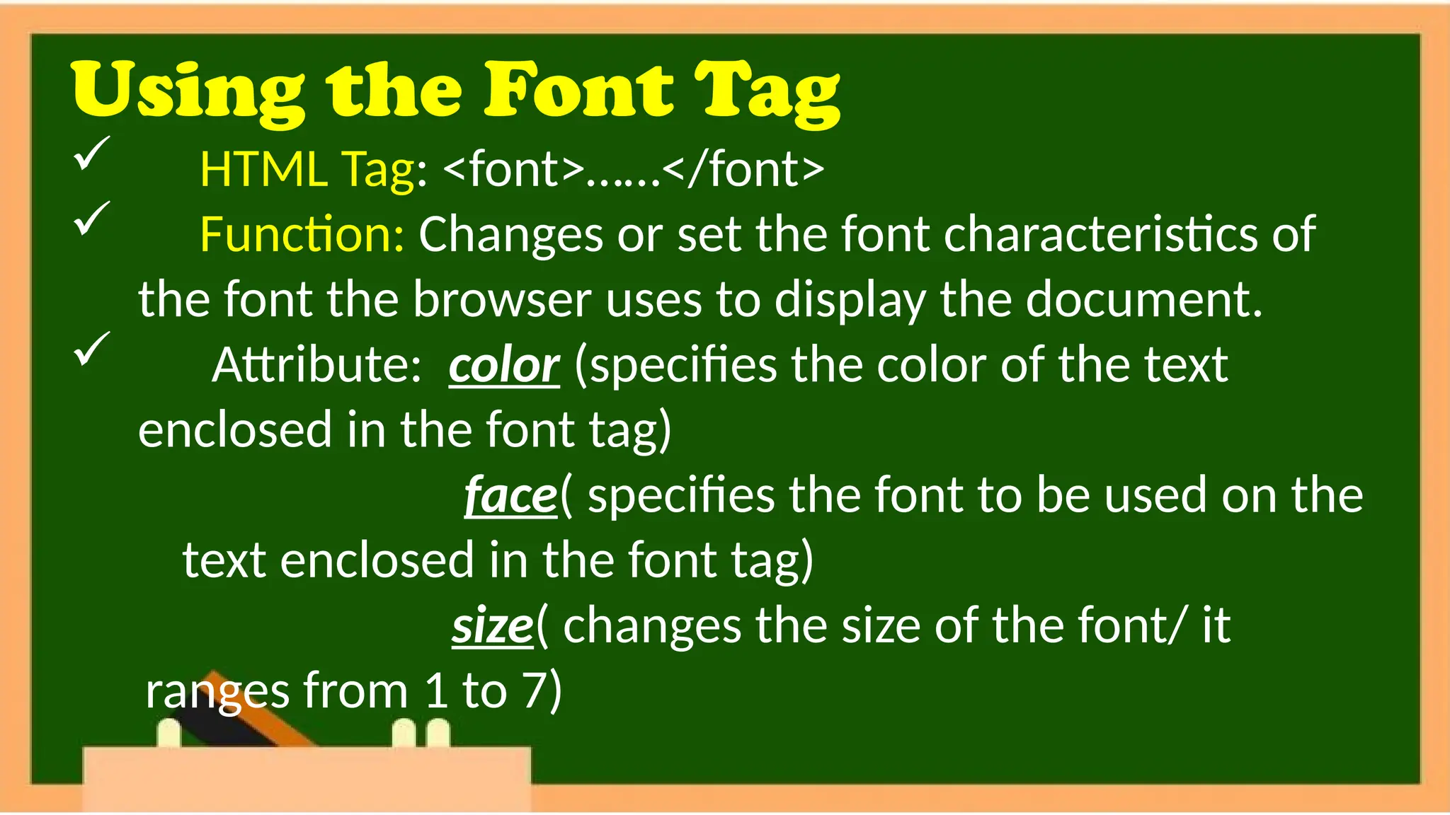 ADDING FONT TAGS AND FORMATTING IN WEB DESIGN.pptx