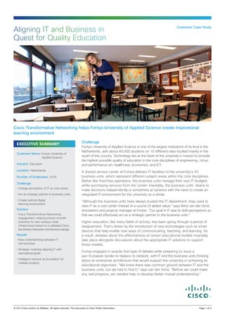 Fontys University of Applied Science | PDF