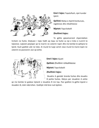 Lojrat popullore | DOCX