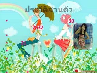 ประวัติส่วนตัว Fon za | PPTX