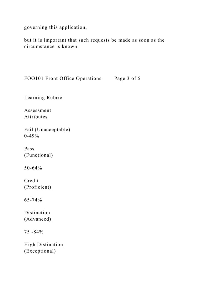 FOO101 Assessment 4 Brief.Docx Page 1 of 5 ASSESSMEN.docx