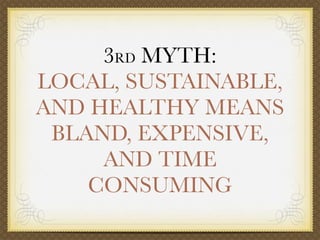 Common Food Myths | KEY