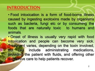 Food Intoxication | PPTX