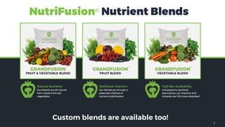 NutriFusion Natural Vitamins & Minerals From Fruits and Vegetables | PDF