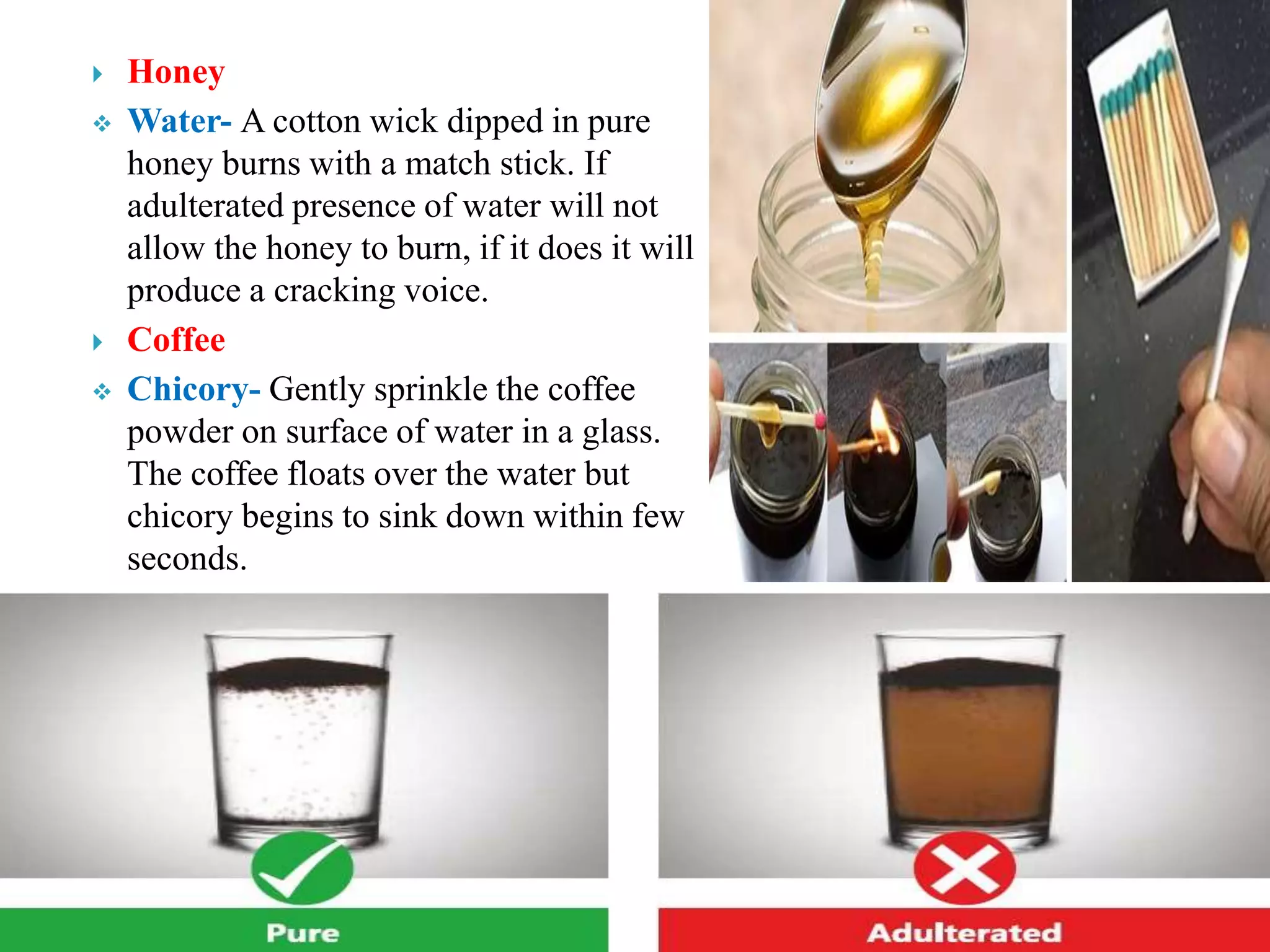 Food adulteration & identification | PPTX