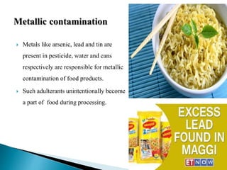 Food adulteration & identification | PPTX