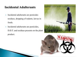 Food adulteration & identification | PPTX