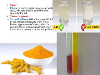 Adulterated Turmeric Powder