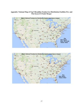 Food & Water Watch Comment on Proposed Sysco US Foods Merger | PDF ...