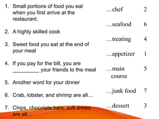 food-and-drinks-clt-communicative-language-teaching-resources-conv ...