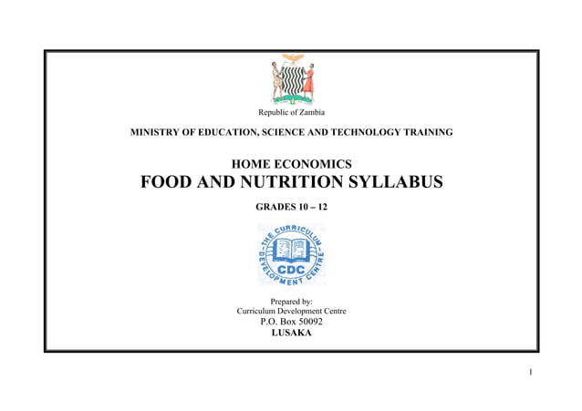 Food-and-Nutrition.pdf syllabus grade 12 | PDF | Nutrition | Healthy Living