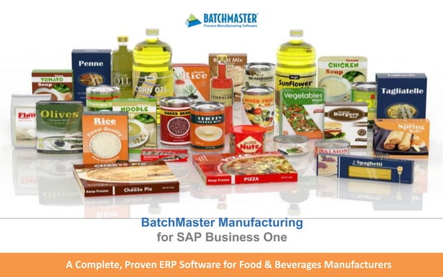 BatchMaster ERP for Food & Beverages | PPTX