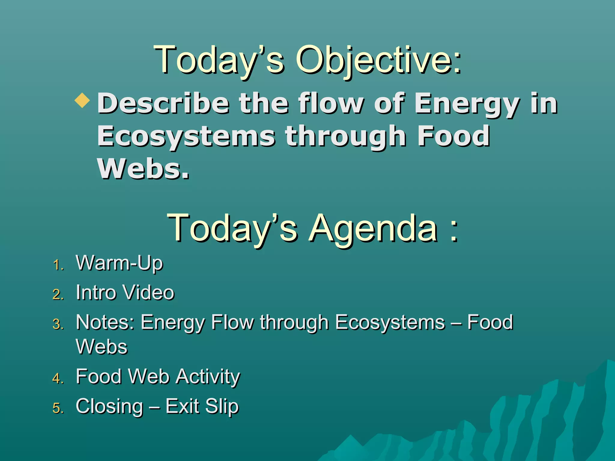 Food Chains and Food Webs | PPT