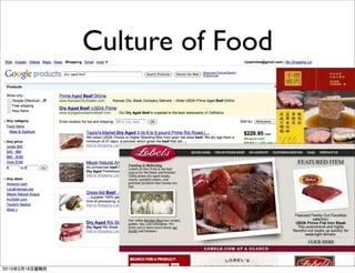 Food Culture Wiki Final | PPT