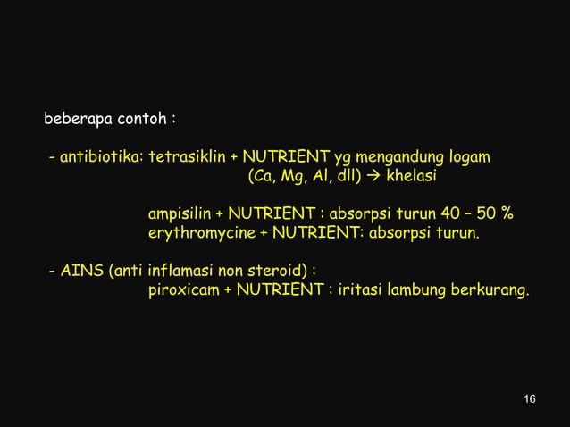 food drug interaction (interaksi obat dan makanan) | PPT