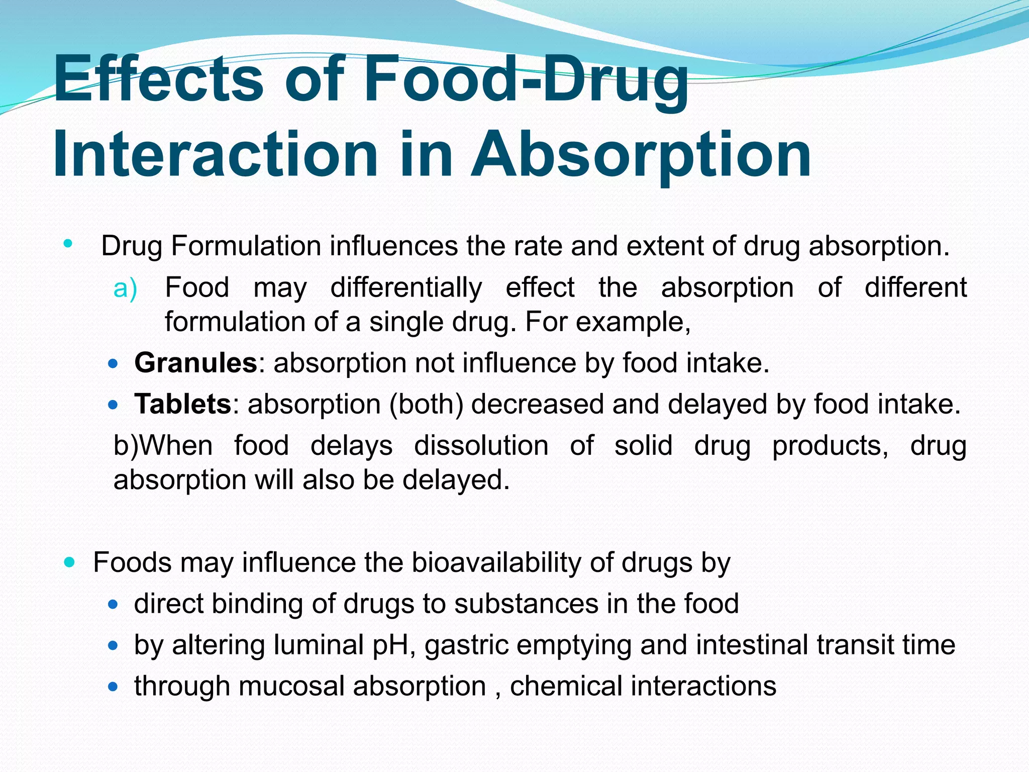Food drug interaction | PPTX