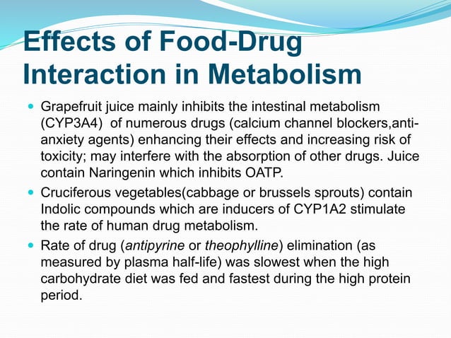 Food drug interaction | PPTX | Nutrition | Healthy Living