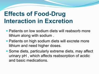 Food drug interaction | PPTX