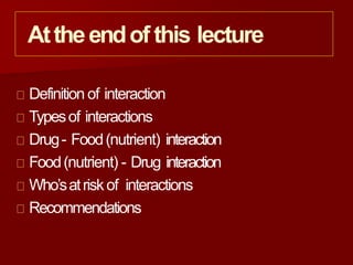 Food - Drug interactions.pptx