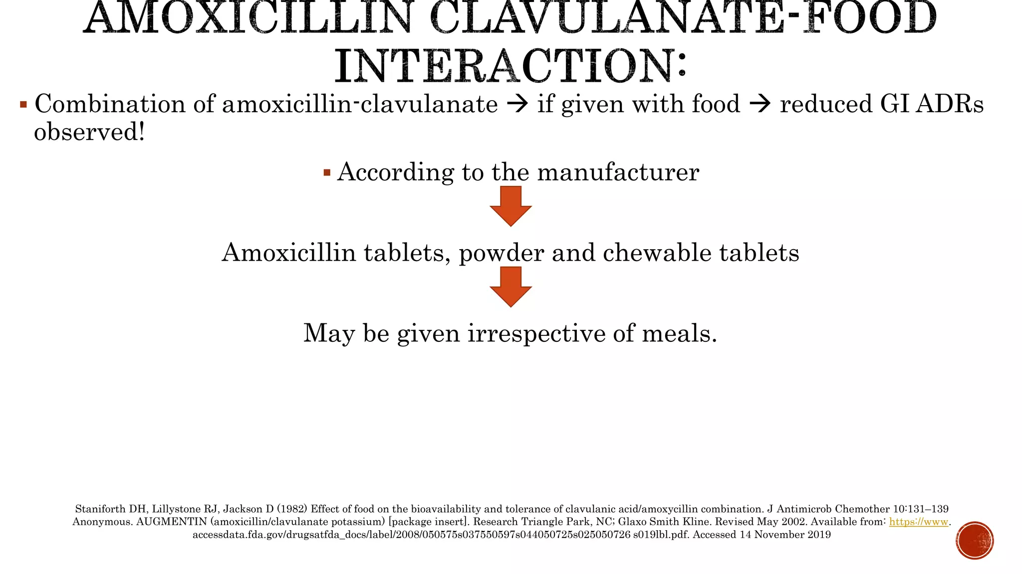Food drug interactions with penicillins: by RxVichuZ! | PPTX