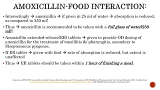 Food drug interactions with penicillins: by RxVichuZ! | PPT