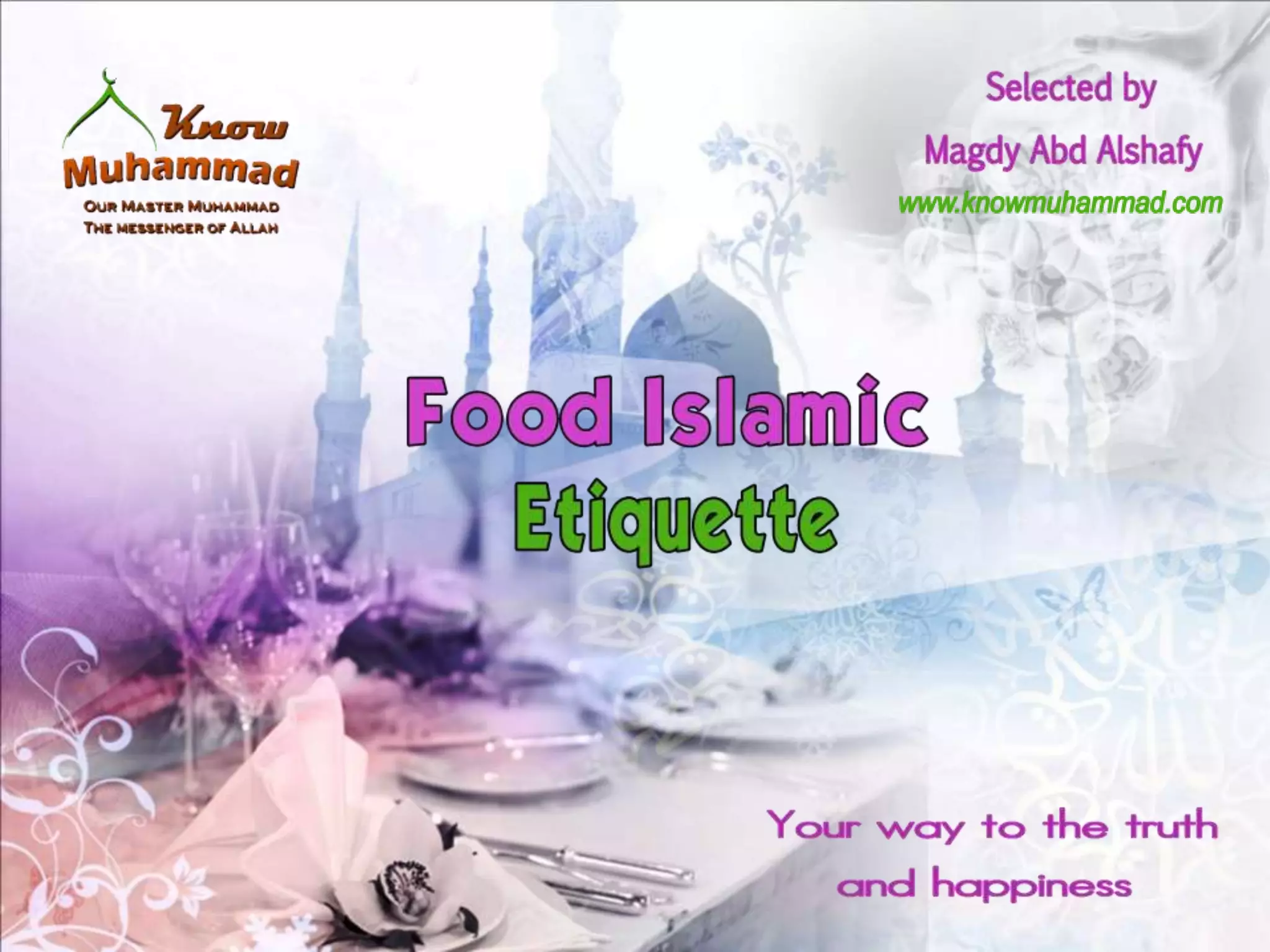 Food Islamic Etiquette | PPSX