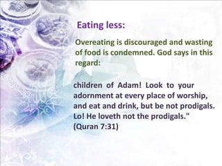 Food Islamic Etiquette | PPSX