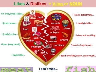food-likes-and-dislikes-conversation-top | PPTX