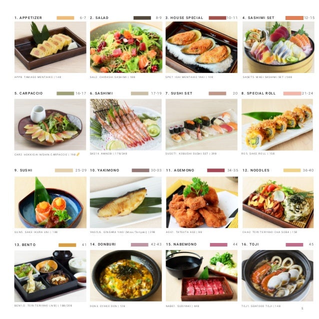 Morico Food Menu 2019