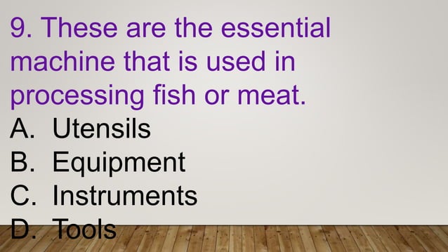 FOOD-PROCESSING-8-PRE-TEST-WITH-ANSWER-KEY.pptx