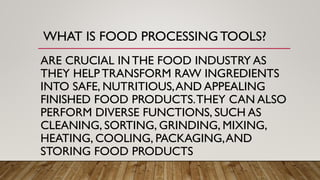 food-processing-. this is a powerpoint about how you can preserve ...
