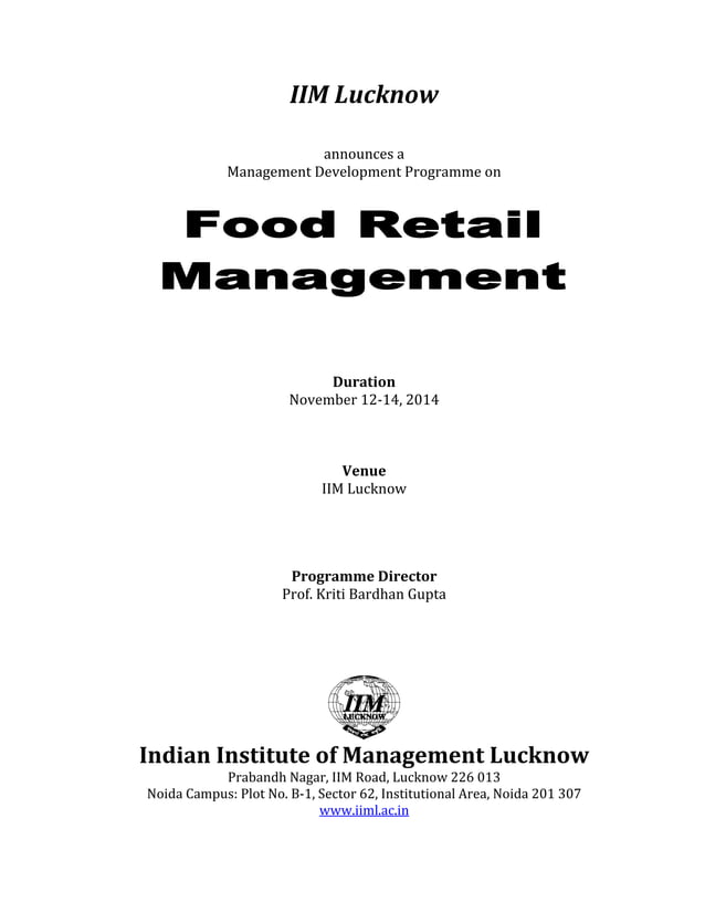 Food retail-management1 (3) | PDF