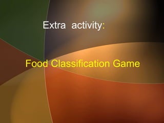 Food. rol del docente | PPT