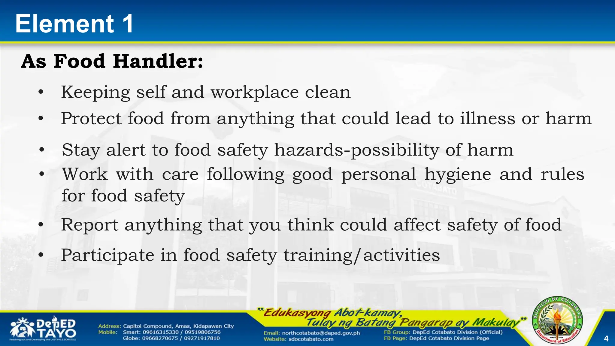 Food-Safety-May-2024 - THE IMPORTANCE OF FOOD SAFETY | PPTX