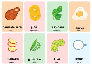 Food - Spanish Vocabulary - Flashcards (3).pdf