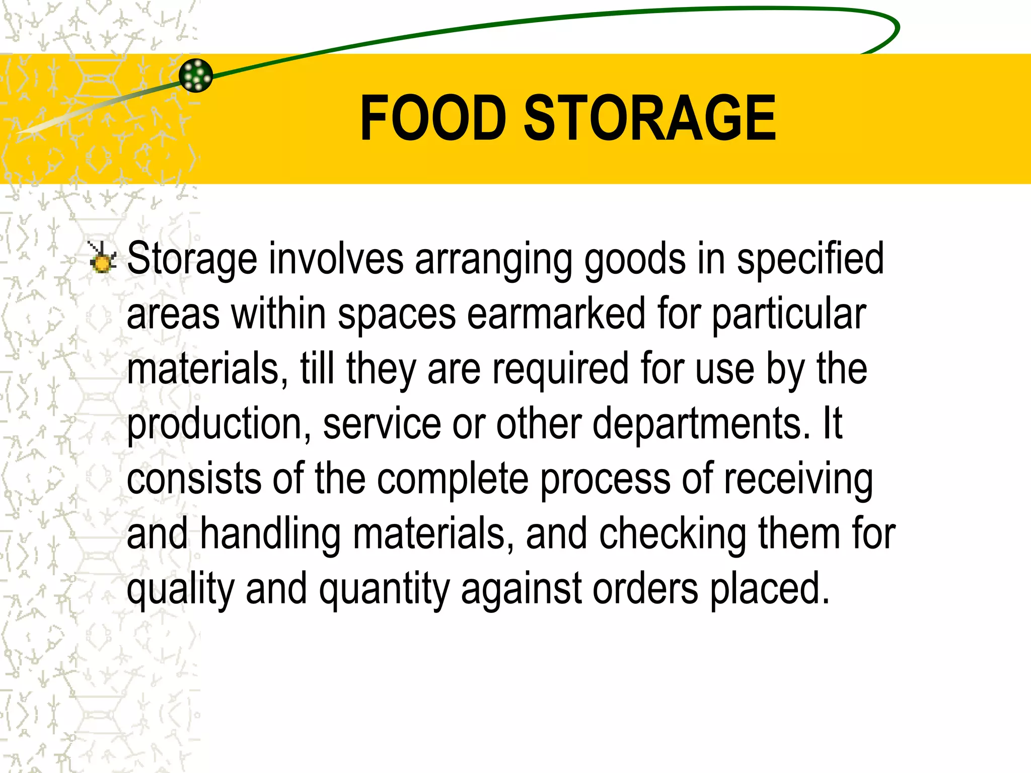 Food storing-and-issuing-control | PPT